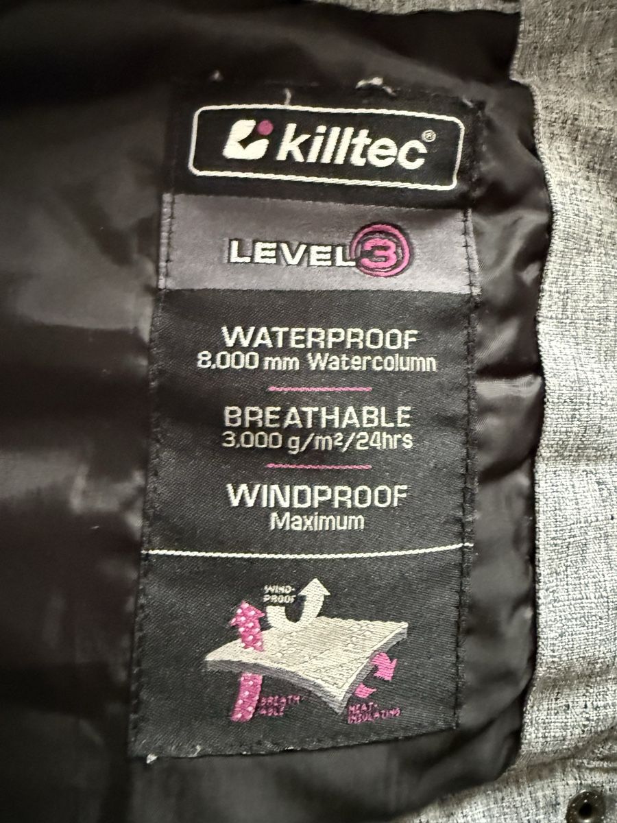 Killtec Winterjacke, grau, wasserfest, neuwertig (Gebraucht) in ...