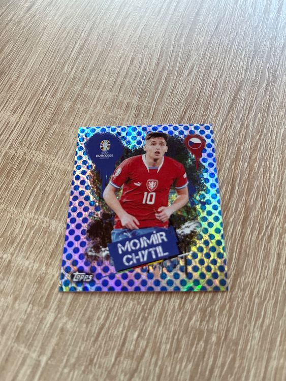Topps Euro 2024 cze 3 point bleu Punkt blau rare selten | Kaufen auf ...