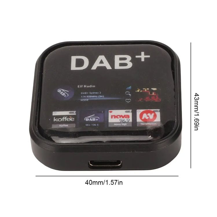 DAB Radio Empfänger DAB Adapter USB TYP C Adapter für Androi (Neu ...