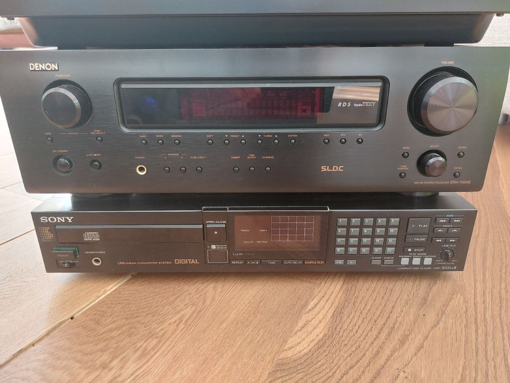 Denon DEA-700AE Verstärker und Sony CD-Player CPD-502ESII (Gebraucht ...