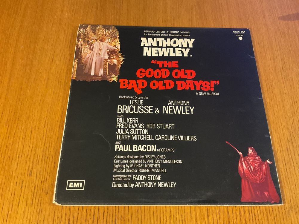 Anthony Newley Schallplatte "The Good Old Bad Old Days" (Gebraucht) in ...