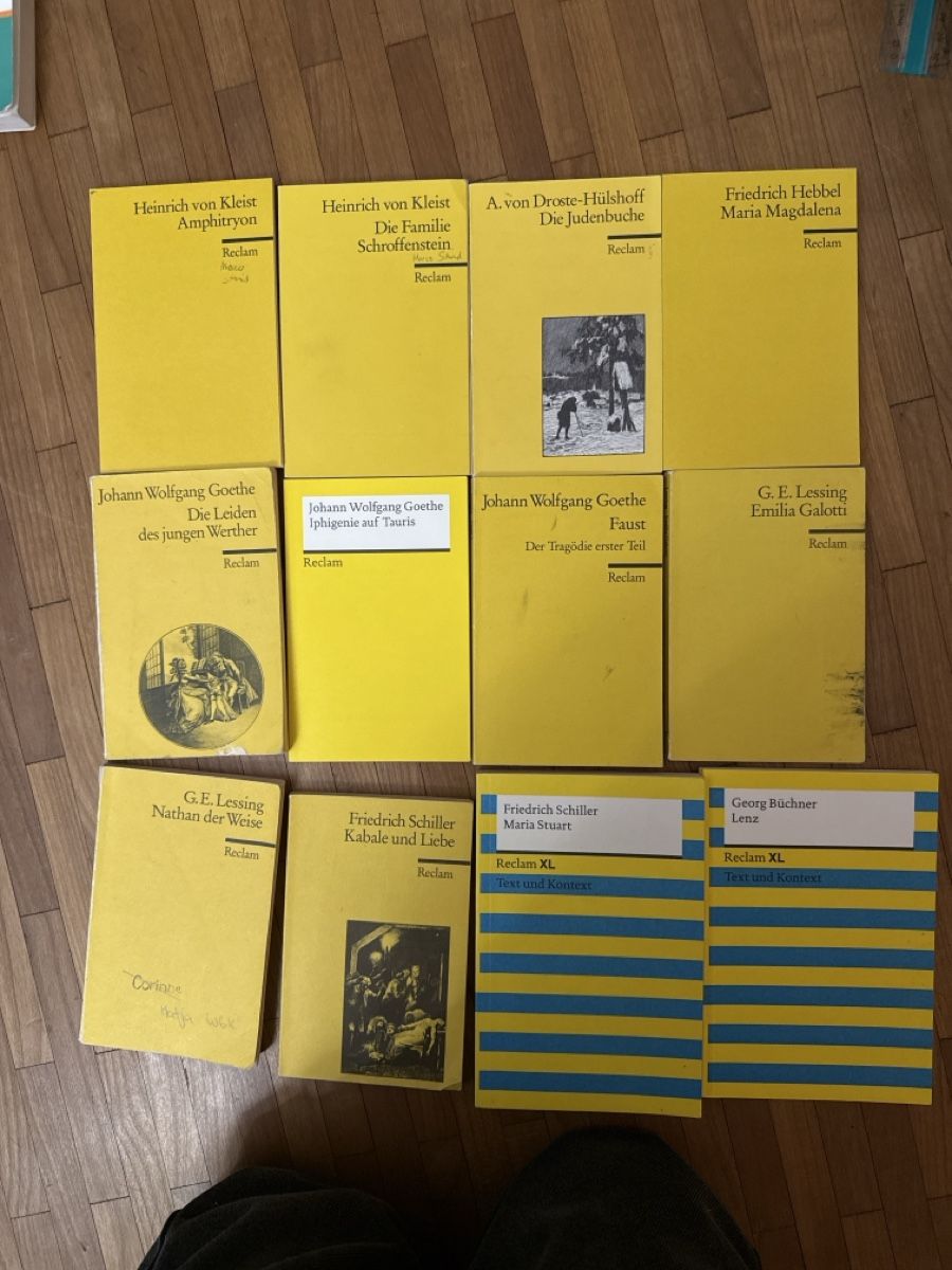 Deutsche Klassiker Sammlung Reclam, Drama & Prosa, 12 Stk. (Gebraucht ...