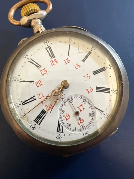 Antike Taschenuhr echt Silber 50 mm (Gebraucht) in Pfeffingen für CHF 26 – mit Lieferung auf ...