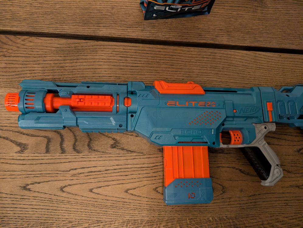 Nerf Elite 2.0 Echo CS-10 + Monition (Neu (gemäss Beschreibung)) in Rheineck für CHF 10 – mit ...