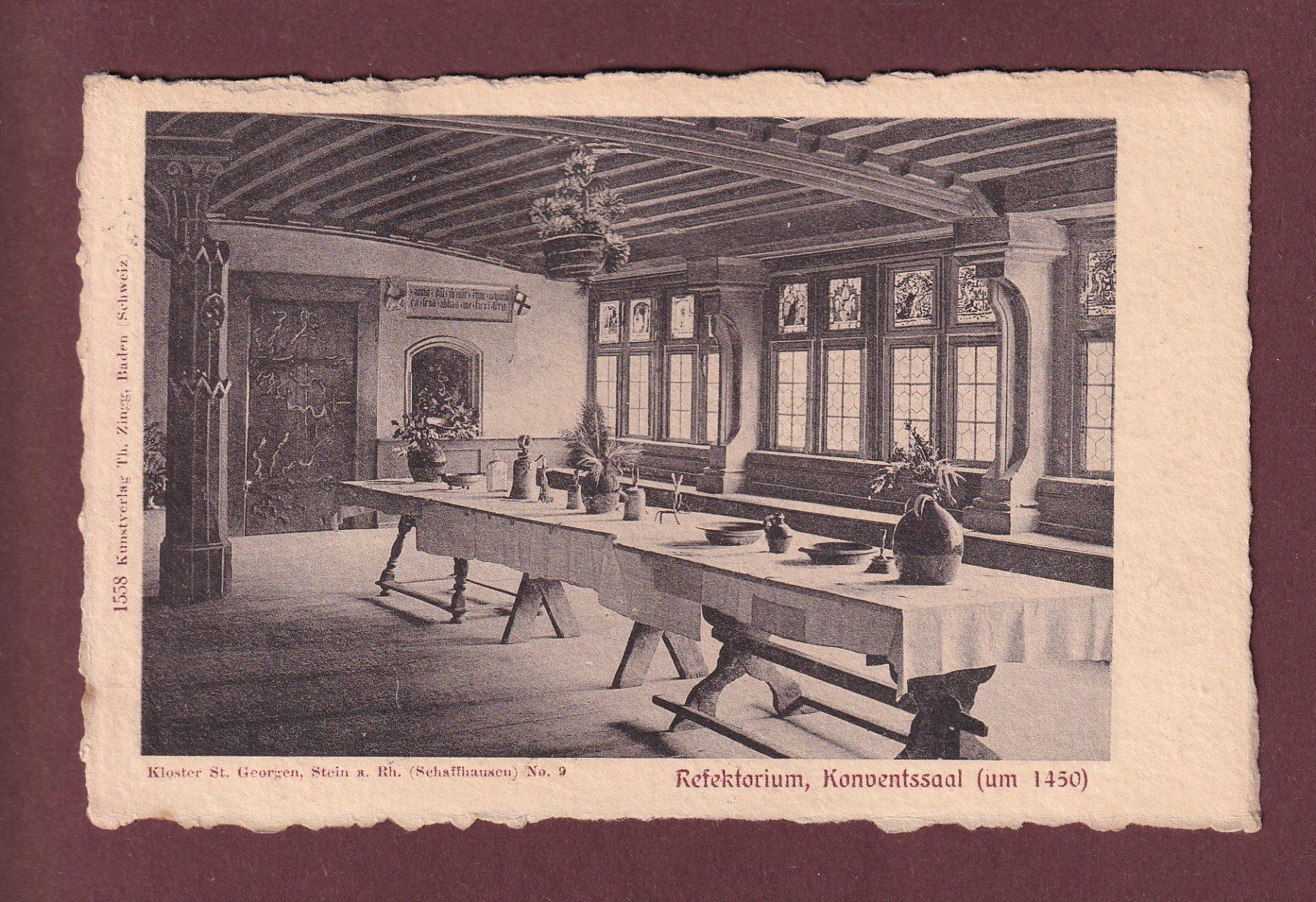 STEIN AM RHEIN - Kloster St. Georgen - Refektorium - 1912 (D'occasion ...