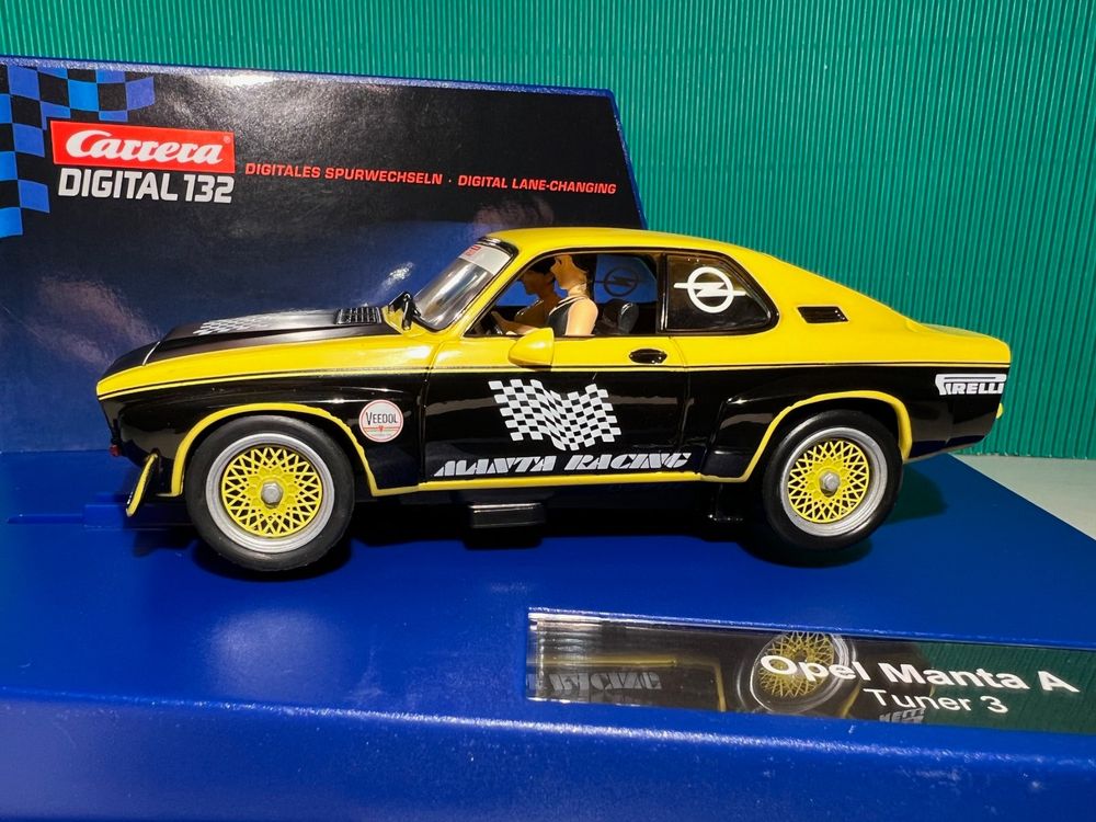 Opel Manta A - Gelb « Tuner 3 » Carrera DIGITAL 132 NEU (Neu und ...