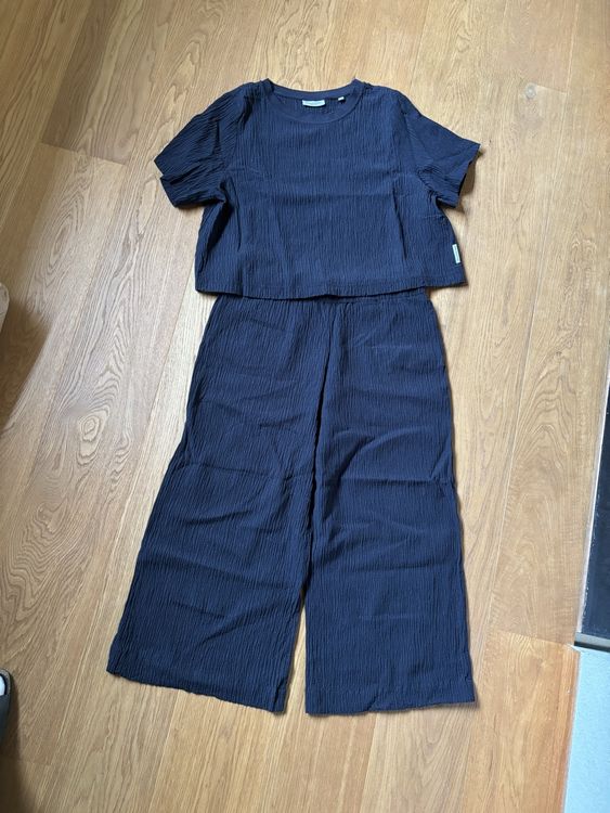 Marco Polo Sommer Outfit Gr.L Hose 3/4 länge d‘blau Musselin (Gebraucht ...
