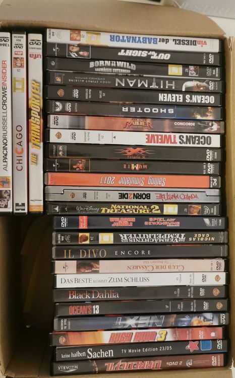 DVD Sammlung mit vielen Top Filmen für gemütliche Abende (Gebraucht) in ...