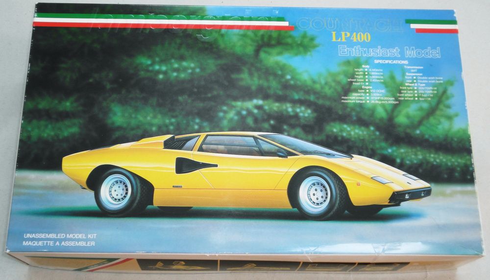 FUJIMI LAMBORGHINI COUNTACH LP400 1:24 (Neu (gemäss Beschreibung)) in ...