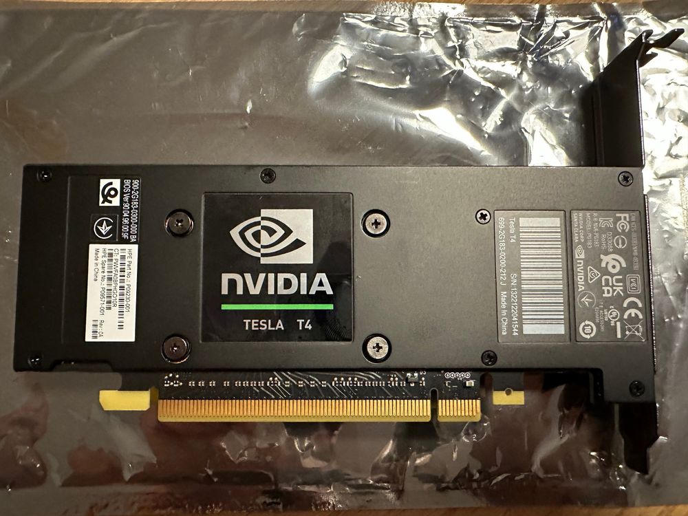 NVIDIA Tesla T4 (HPE) 16 GB GDDR6 Server GPU (Gebraucht) in Zürich für ...