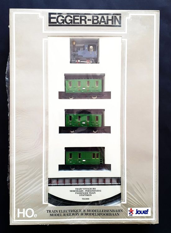 EGGER-BAHN Jouef, N° 711300, Decauville Dampflokomotive, HOe (Neu und originalverpackt) in ...