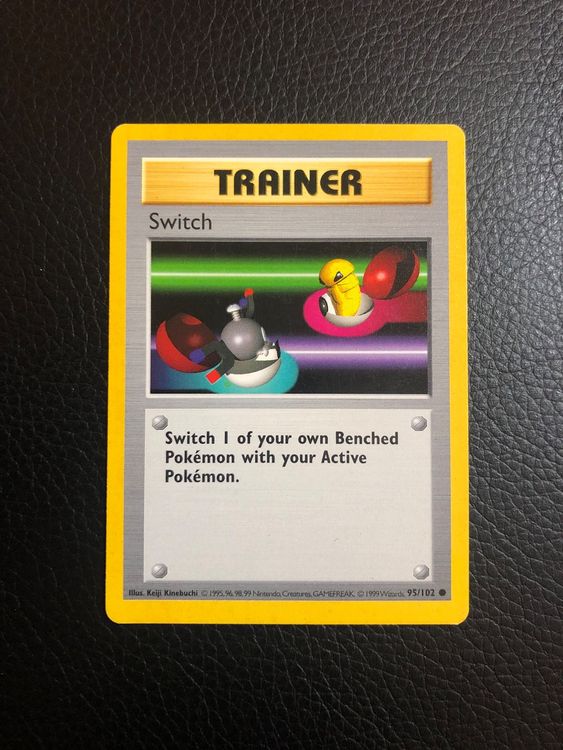 Base Set - Switch 95/102 Shadowless Ab 1 (Gebraucht) in für CHF 1 – mit ...