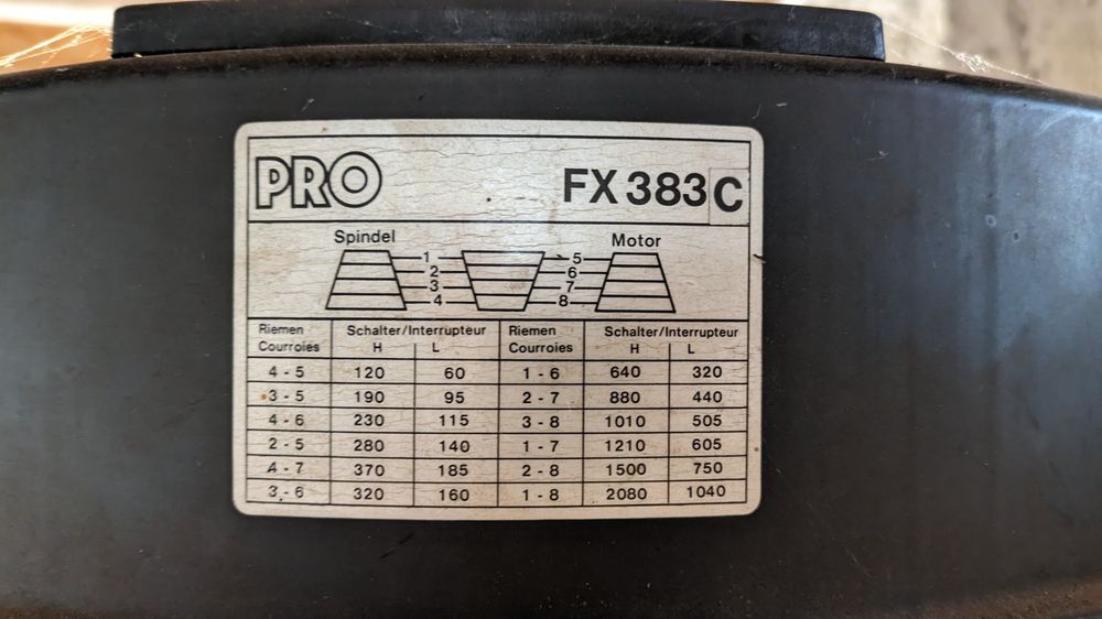 Koordinaten-Bohr-Fräsmaschine Promac FX 383C (Gebraucht) in für CHF ...