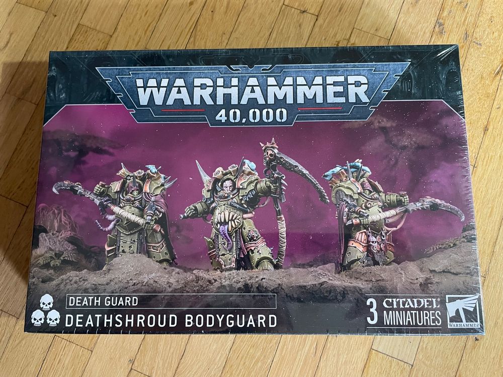 WARHAMMER 40K - DEATH GUARD - DEATHSHROUD BODYGUARD (Neu und ...