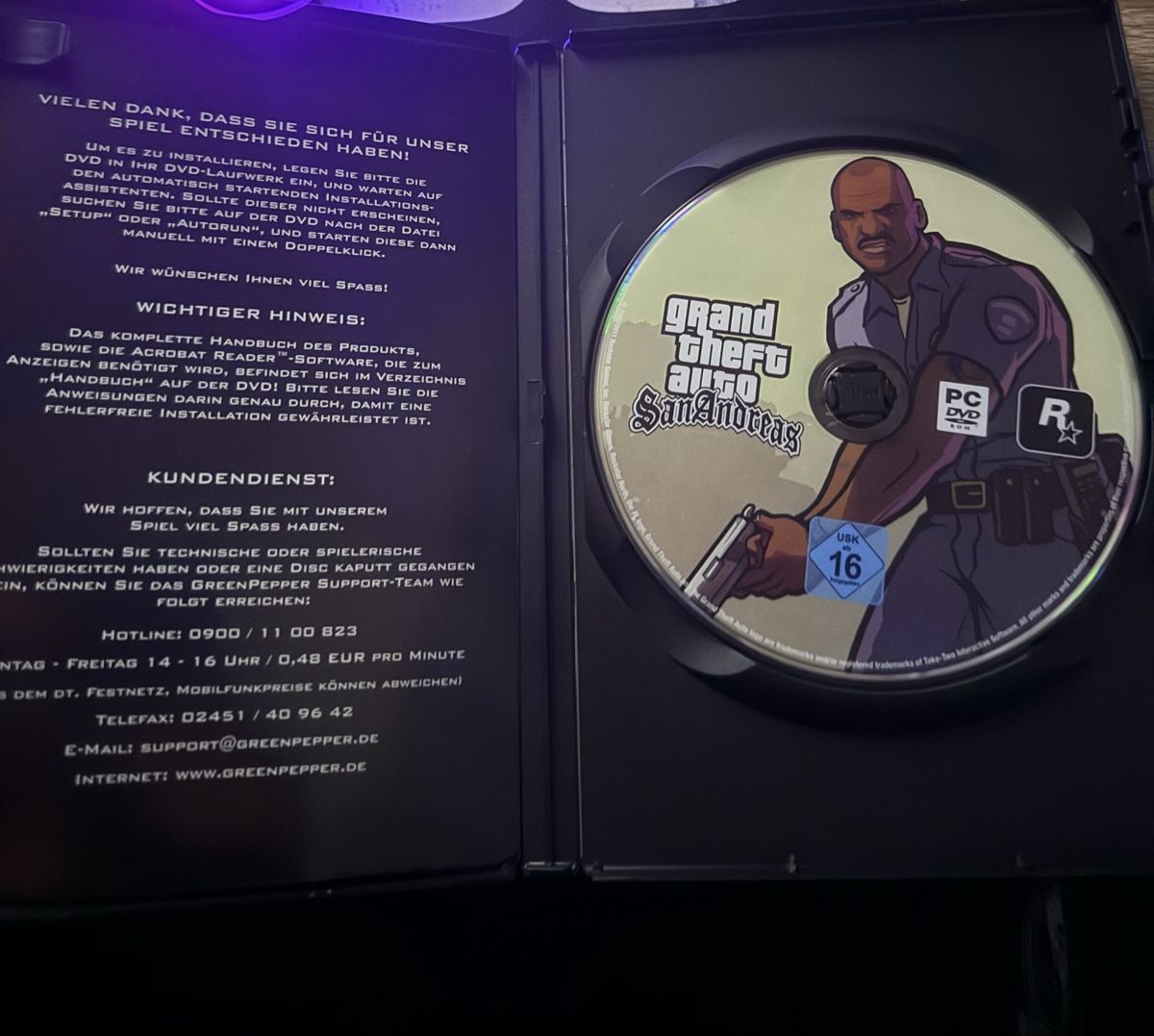 Grand Theft Auto: San Andreas - PC DVD - Top Zustand! (Gebraucht) in ...