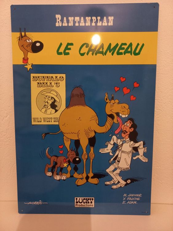 Tableau métallique Rantanplan (Lucky-Luke) (Neu (gemäss Beschreibung ...