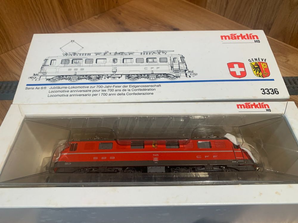Märklin 3336, Serie Ae 6/6, Jubi-Lok, AC, H0, OVP (Gebraucht) in ...