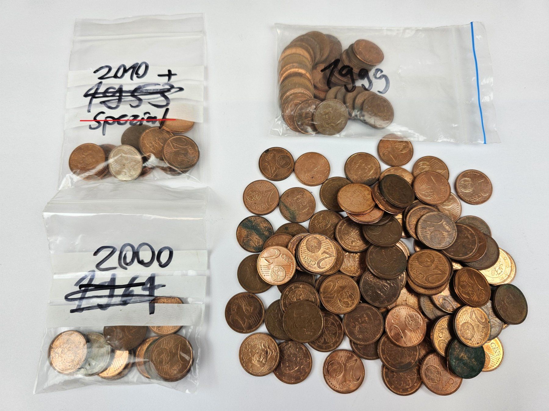 Über 40 Euro in Münzen ab und mit 1999 aus diversen Ländern! (Gebraucht ...