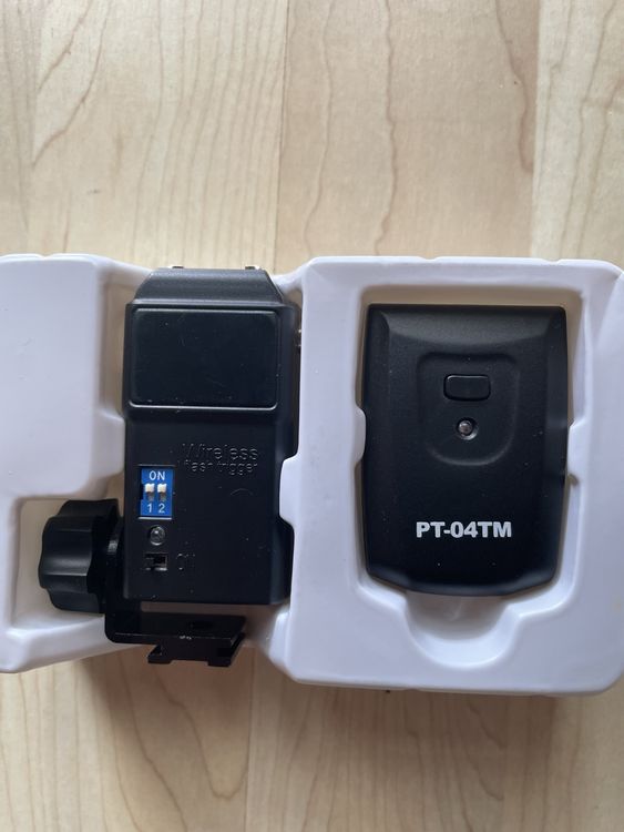 2X Phottix PT-04TM Funkauslöser Set für Studioblitzgeräte (Neu und ...