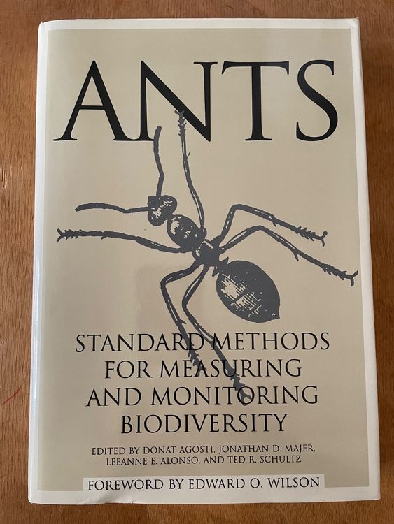 Ants. Standard methods measuring & monitoring biodiversity (Gebraucht ...