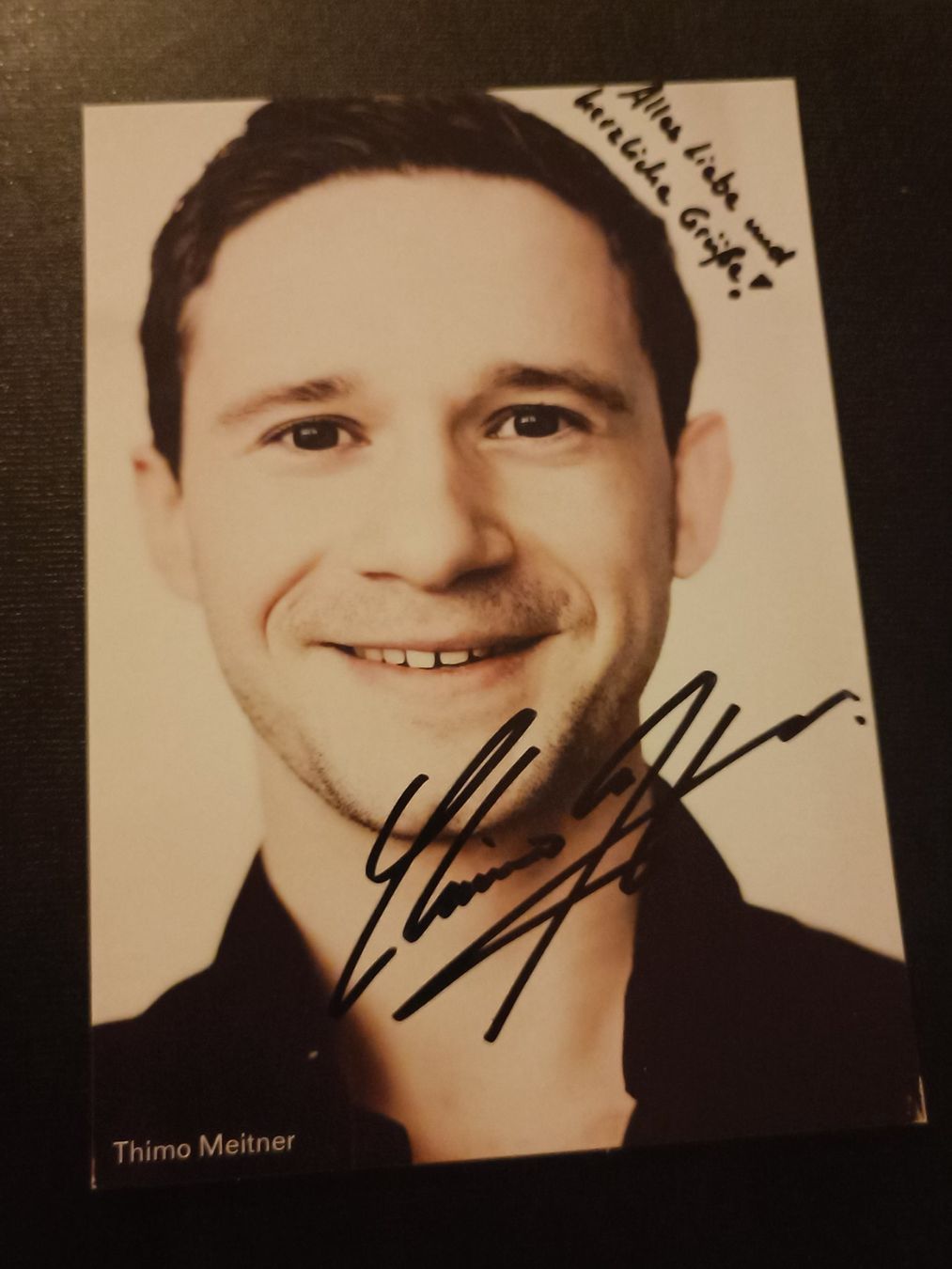 Thimo Meitner - signiert Autogrammkarte (Gebraucht) in Menziken für CHF ...