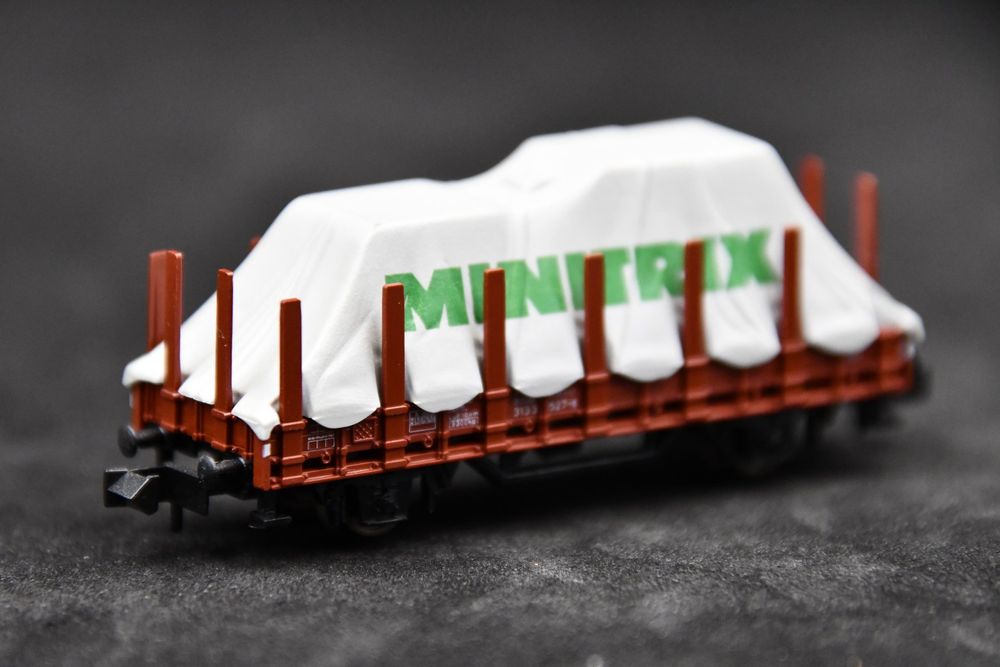 Minitrix Rungenwagen DB mit Plane «Minitrix», Spur N (Gebraucht) in ...