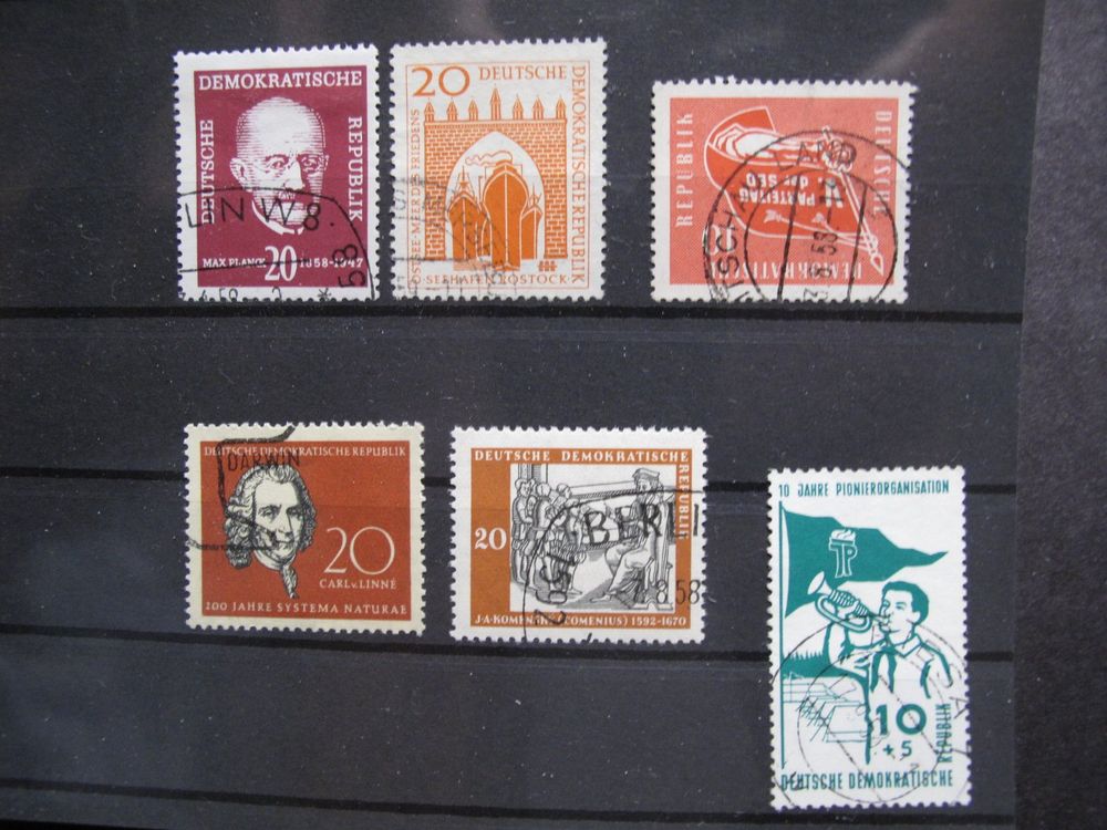 DDR 1958 Max Plank / Pionierorganisation gest. | Kaufen auf Ricardo