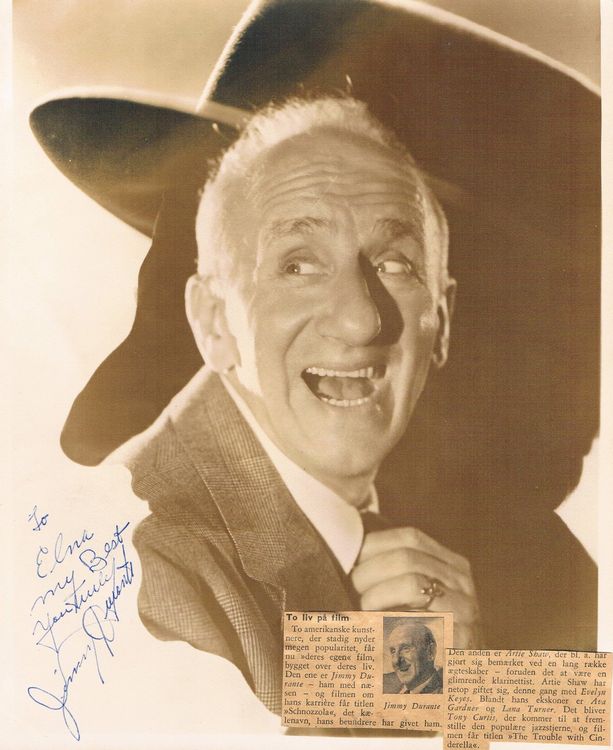 Jimmy Durante 1893-1980 Autogramm signiert Vintage Foto (Gebraucht) in ...
