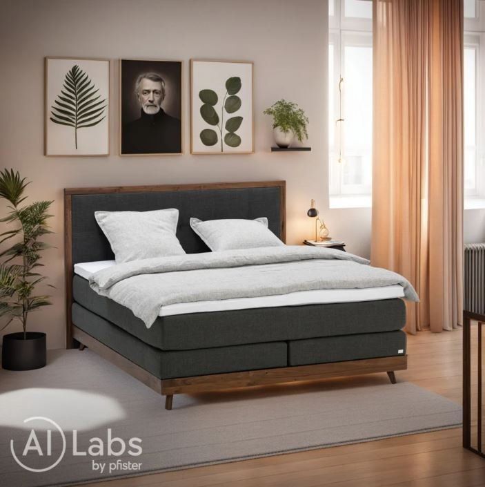 Hasena Set Boxspringbett Island-Spring Elegant Set (Gebraucht) in ...