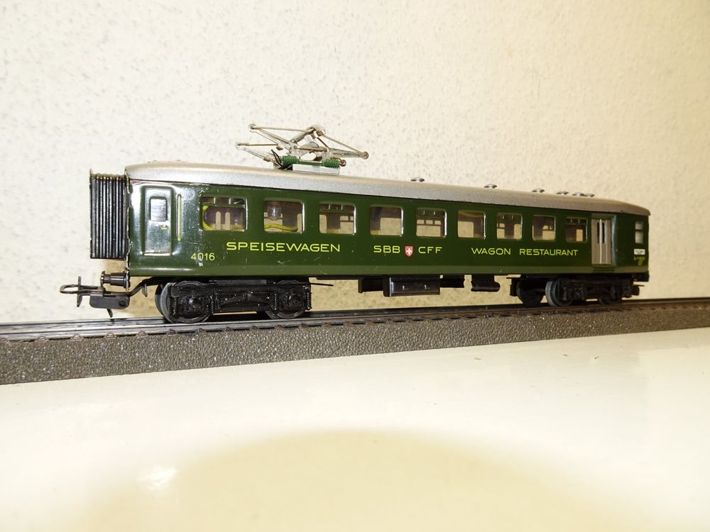 Märklin Speisewagen Restaurant Personenwagen SBB 4016 HO (11 (Gebraucht) in Luzern für CHF 10.9 ...