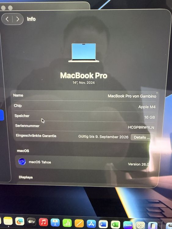 Macbook Pro M4 (Neu (gemäss Beschreibung)) in Gerlafingen für CHF 1200 ...
