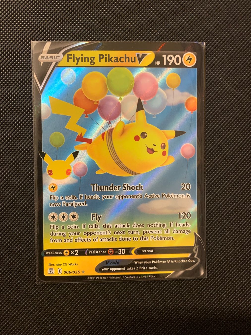 Flying pikachu v celebration pokemon card (Neuf (Voir description)) à ...