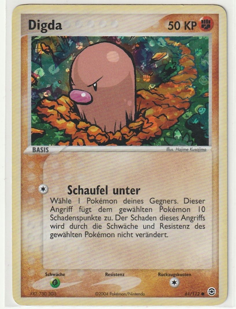 Pokémon Digda (61/112), EX Fire Red & Leaf Green (Gebraucht) in Biel ...