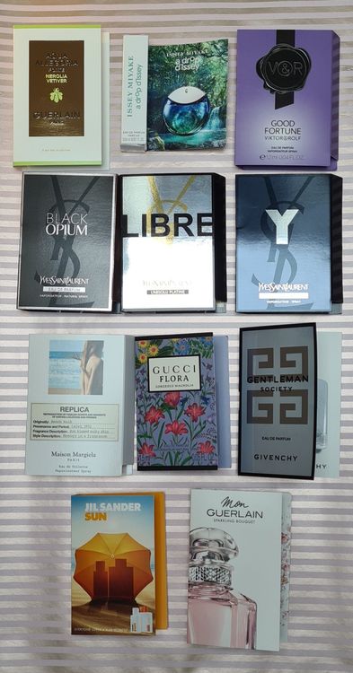 11 Parfum Muster Yves Saint Laurent, Guerlein, Gucci uvm. (Neu und ...