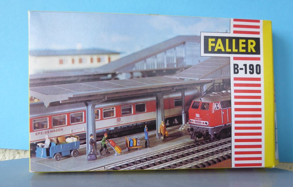 Faller B-190 Vintage Überdachter Bahnsteig HO/ Neu OVP (Neu und originalverpackt) in Baden für ...