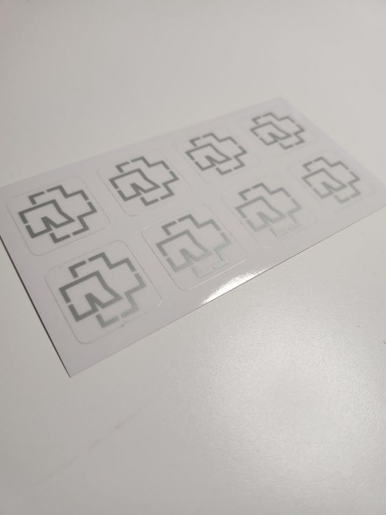 Rammstein Sticker Bogen Logo (Neu und originalverpackt) in Niederurnen ...