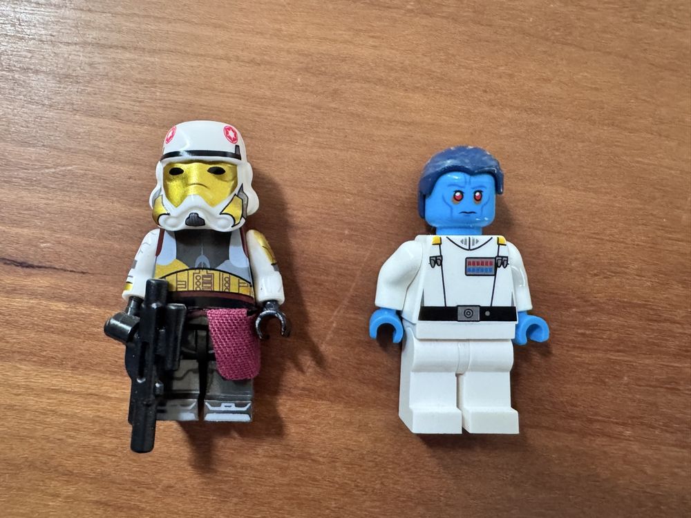 Star Wars Figuren Thrawn und Captain Enoch, Lego-kompatibel (Gebraucht ...
