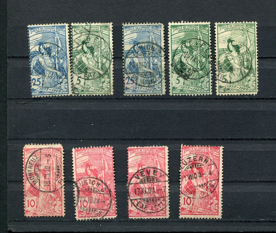 Werbemarke 1902 N ° 77 a 79 Oblitéré | Kaufen auf Ricardo