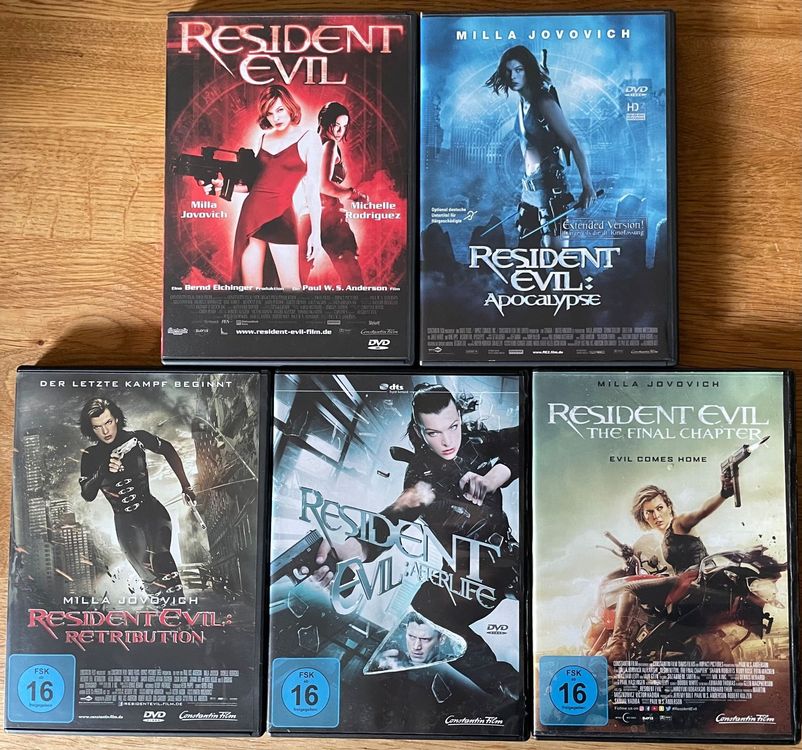 Resident Evil DVD-Sammlung | Kaufen auf Ricardo