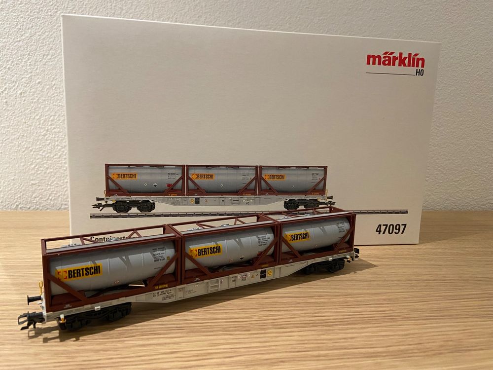 Märklin 47097 - Containertragwagen der Bauart Sgnss (Neu (gemäss ...