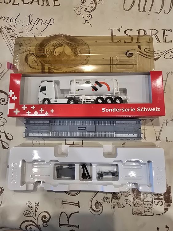 Holcim LKW + Brücke Sonderserie Schweiz + Märklin 47403 (Neu (gemäss ...