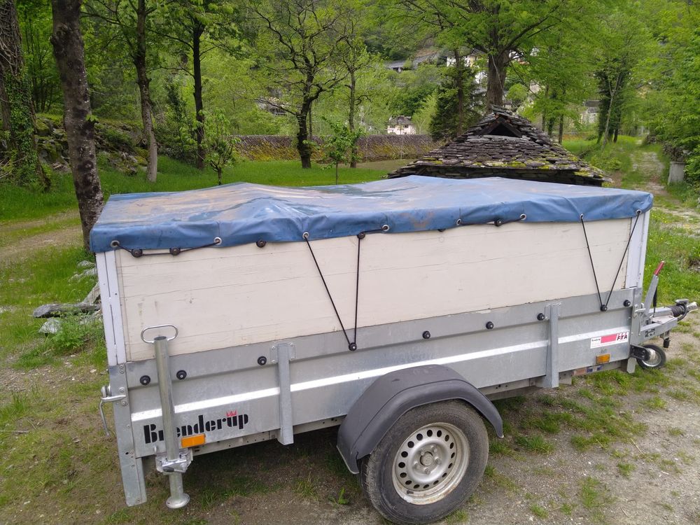 anhänger BRENDERUP 2260. totale 1300 kg ab 1 franken!! (Usato) a Chiggiogna per CHF 658 – solo ...