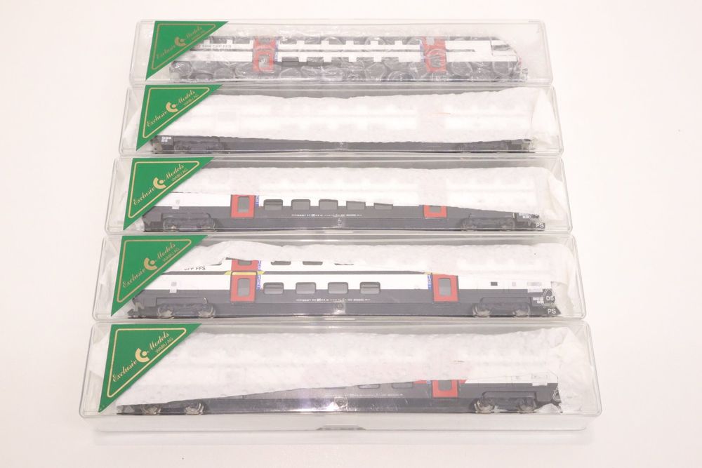 Wabu 146.001 bis 005 SBB Dosto Personenwagen, Spur N | Kaufen auf Ricardo
