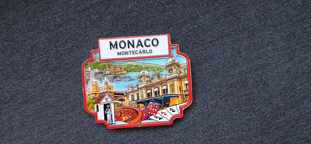 NEU; Monaco Montecarlo Kühlschrankmagnet Souvenir (Neu und ...