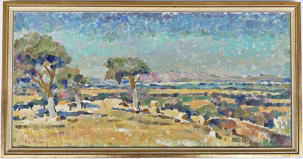 Atemberaubendes Ölgemälde von Willy Hug (1910-1996) | Kaufen auf Ricardo