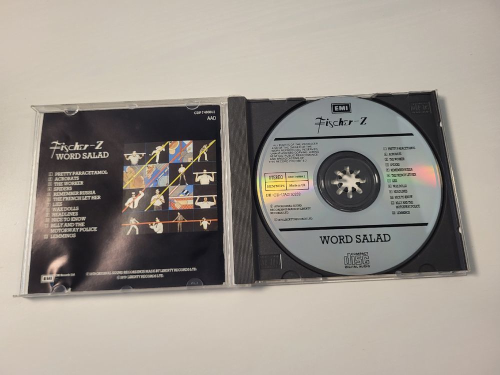 Fischer-Z - Word Salad - CD (Neu (gemäss Beschreibung)) in Uster für CHF 8 – mit Lieferung auf ...