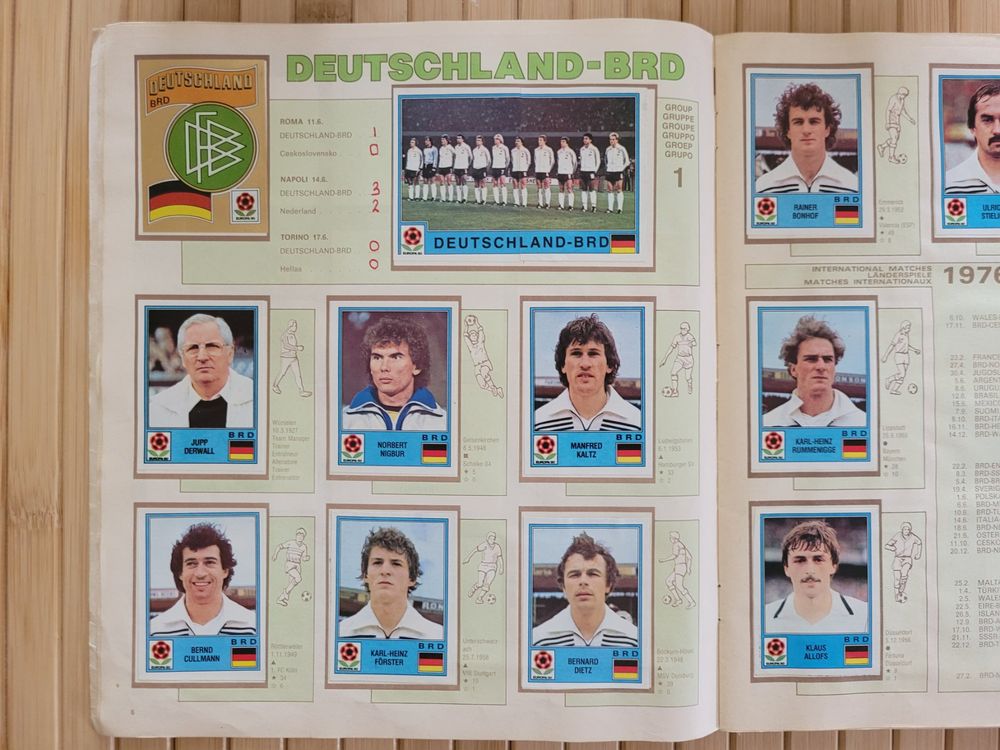 Panini Fussball EM EURO 80 Album, komplett! (Gebraucht) in Nürensdorf ...
