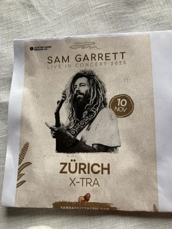 Sam Garrett Konzert Zürich (Neu und originalverpackt) in Luzern für CHF ...