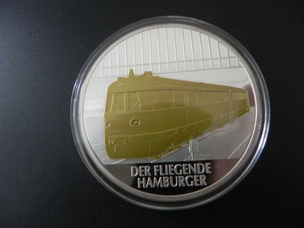 Riesige Medaille Lokomotive - Der fliegende Hamburger 110 g | Kaufen ...