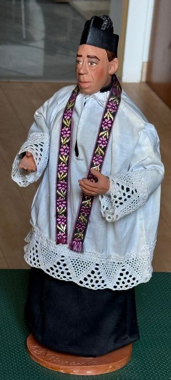 alte antike Tonfigur Priester Figur Skulptur Lili Pena.... (Gebraucht ...